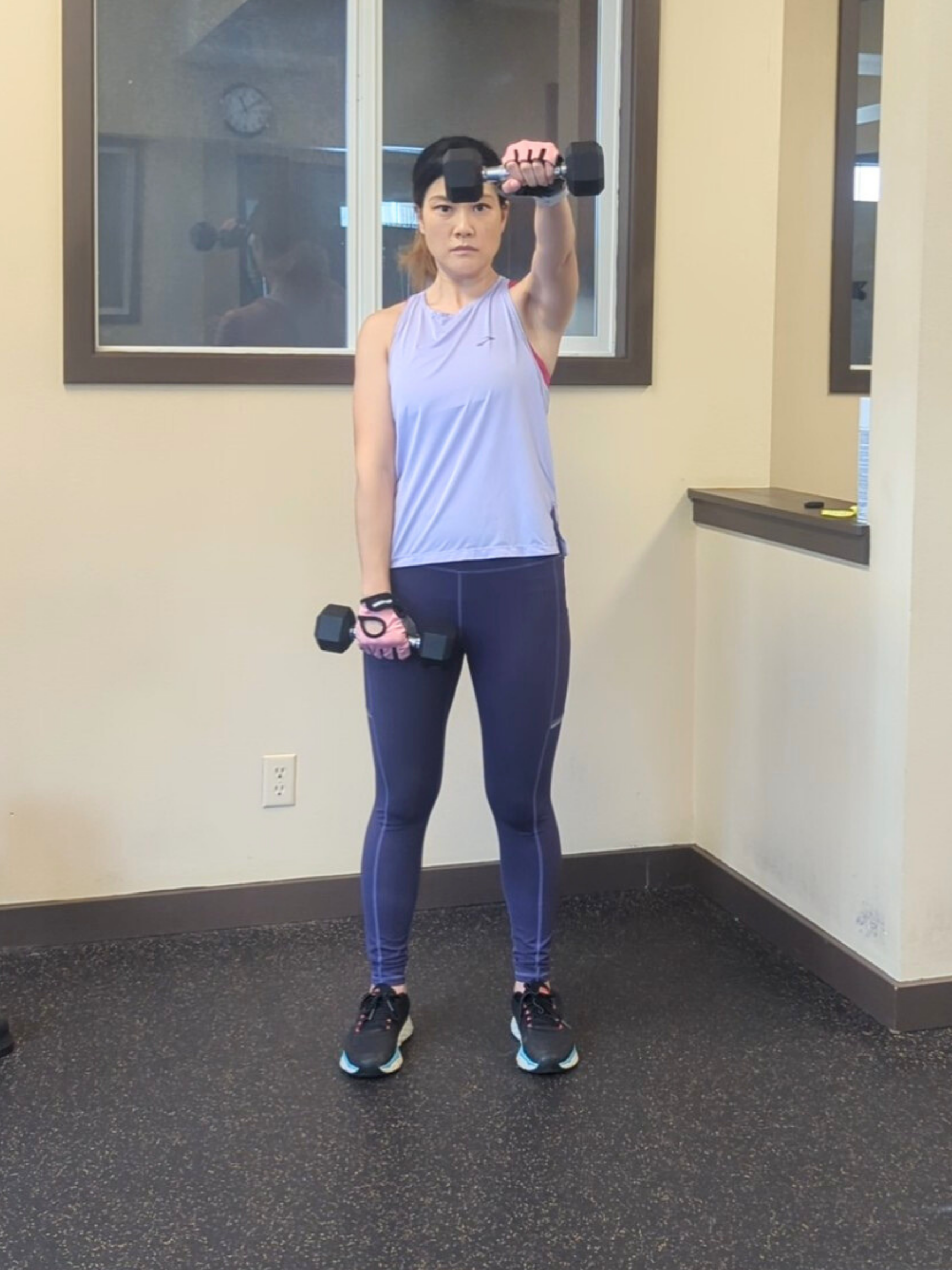 Shoulder frontal raise | Workouts | NakaNaka Mom Fitness